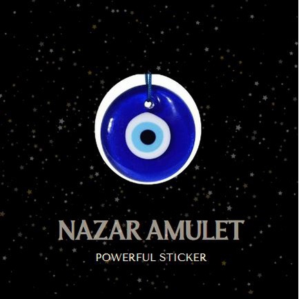 (powerful sticker) nazar amulet powerful sticker / cleansed | Shopee ...