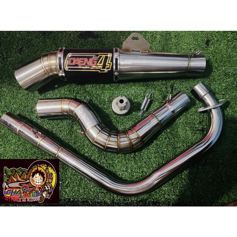 GP WARRIOR TMX RUSI DL Full Set / High Mount Elbow 51MM | Shopee ...