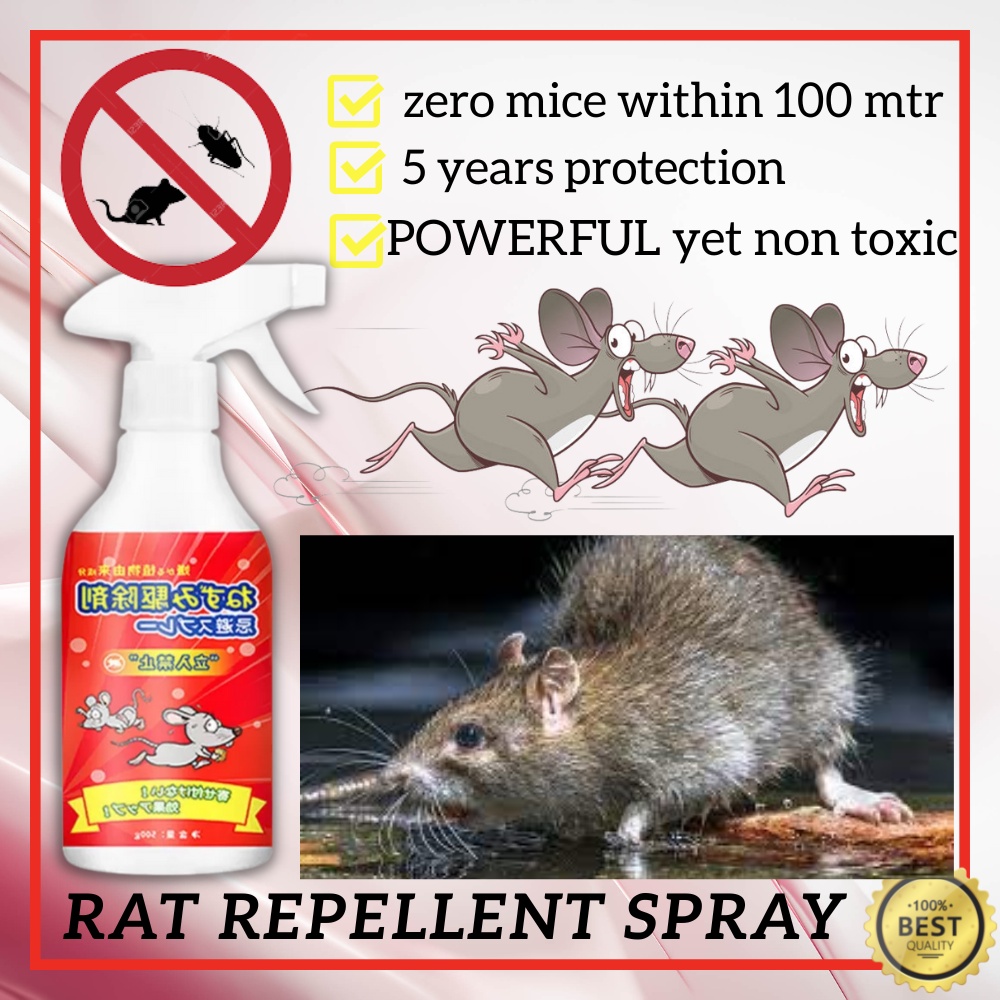 Best Powerful Original Anti Rat Repellent Spray Home Remove Safe Strong ...