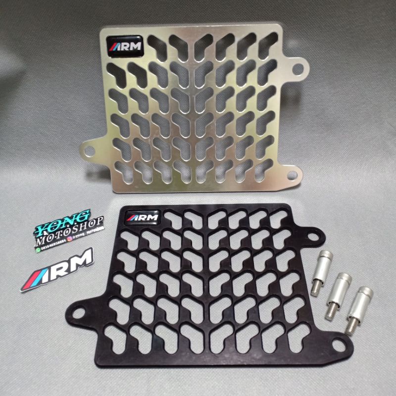 Pattern FULL CNC ARM radiator Cover Honda Vario PCX ADV 125 & 150 Arumi ...