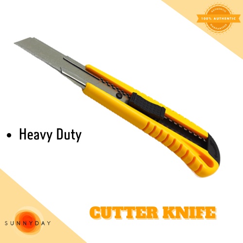 Cutter knife 18mm / cutter blade 10pcs Heavy duty | Shopee Philippines