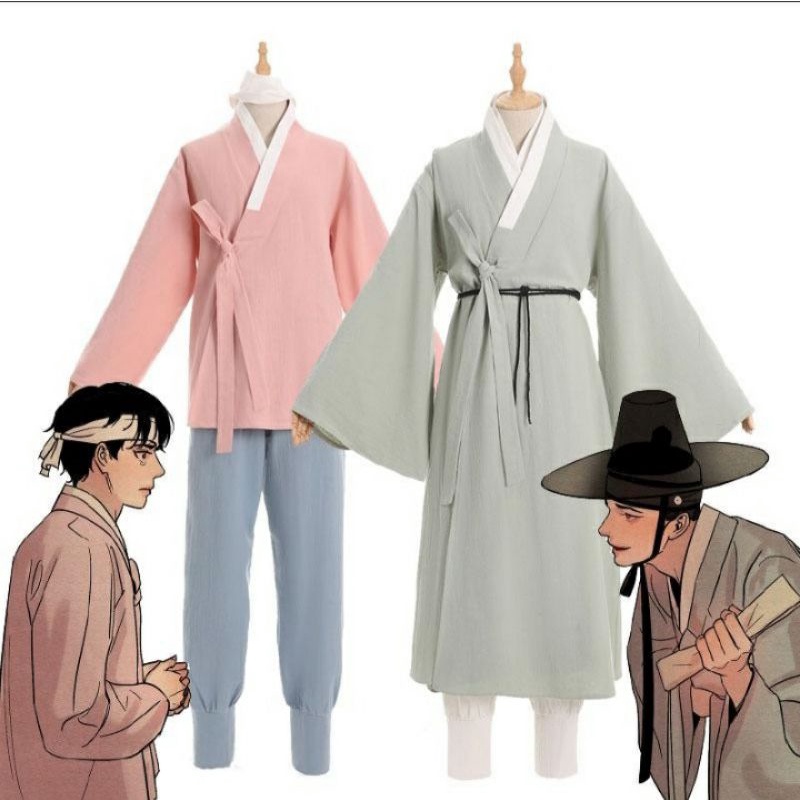HANBOK KOREAN COSTUME COSPAY WEBTOON PAINTER OF THE NIGHT COSTUME ...