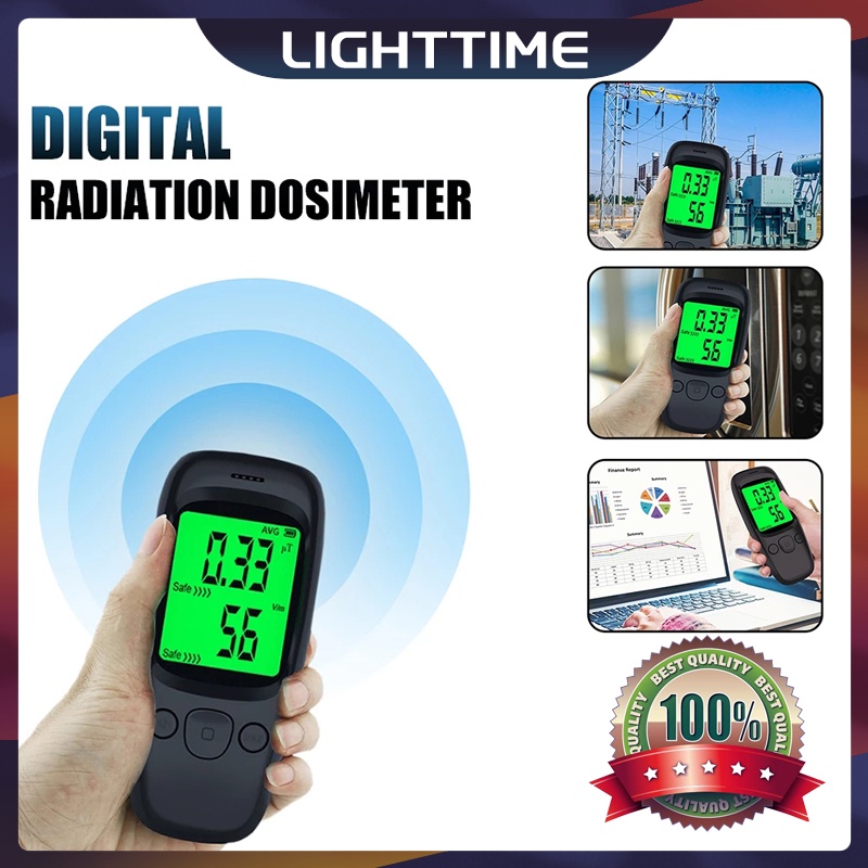 Handheld Digital EMF Meter Radiation Dosimeter Portable Electromagnetic ...