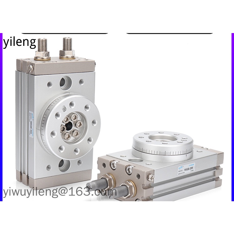 Small-sized pneumatic rotary cylinder with 90-degree and 180-degree ...