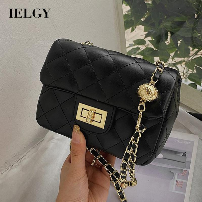 IELGY small golden ball diamond chain bag female | Shopee Philippines