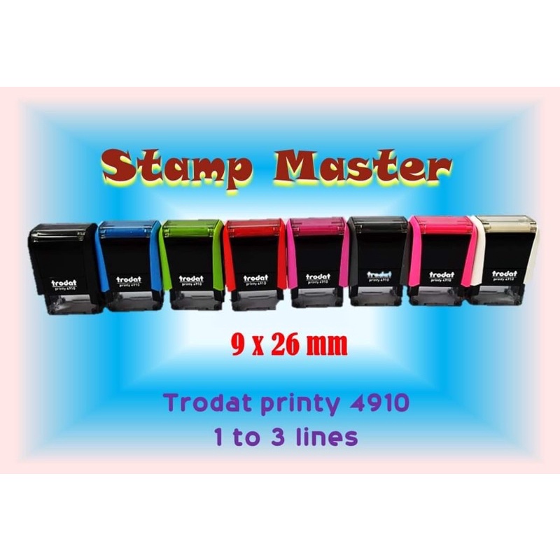 * 4910 Trodat Stamp* COD | Shopee Philippines