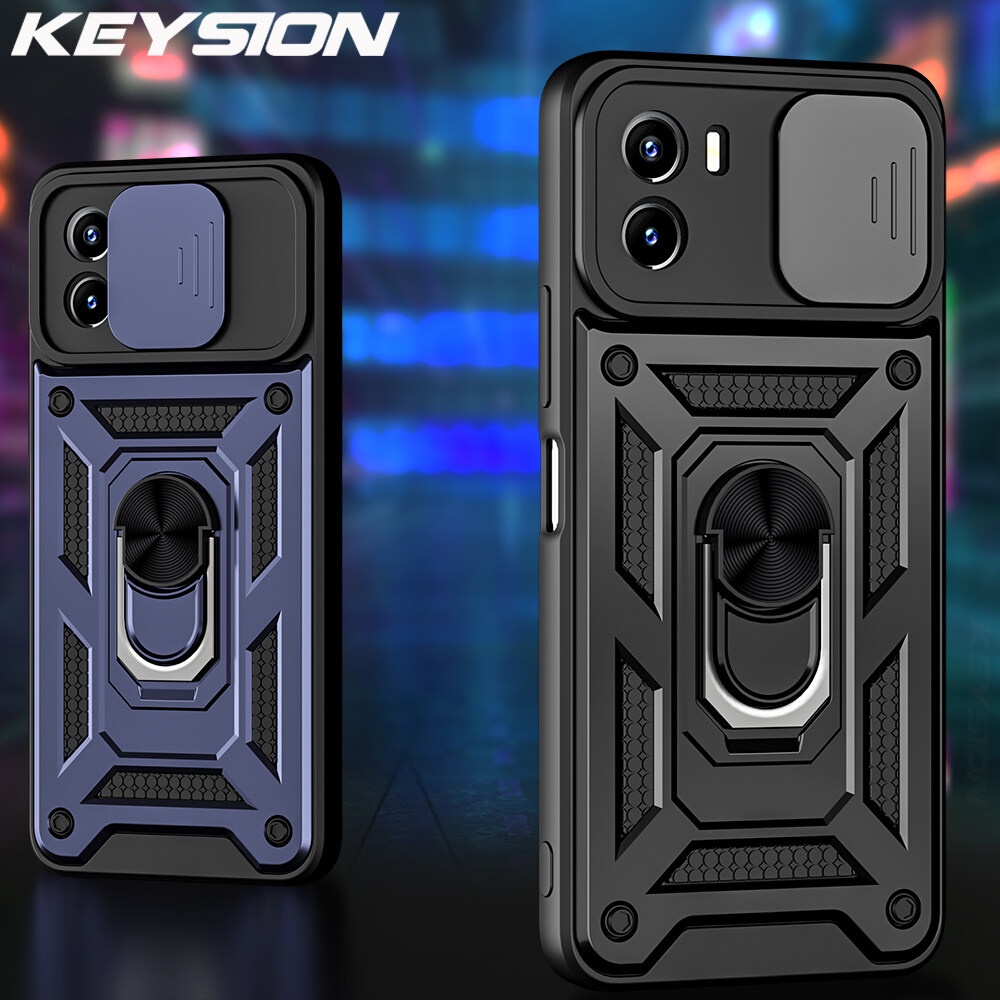 KEYSION Shockproof Case for VIVO Y15A Y15S Y15C Y01 Push Pull Camera ...