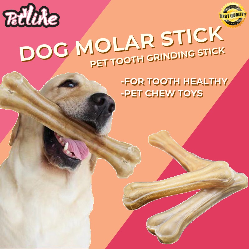 Dog Toys Cowhide Bones Chews Pet Toys Molar Healthy Teeth Chewing Dog ...