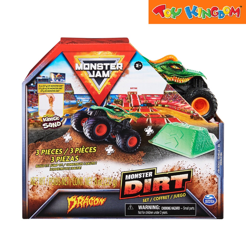 Monster Jam Monster Dirt Dragon 1:64 Scale Vehicle Playset | Shopee ...