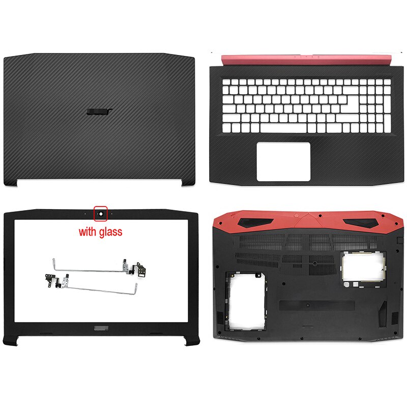NEW For Nitro 5 AN515-42 AN515-52 LCD Back shell/Front Bezel/Hinges ...