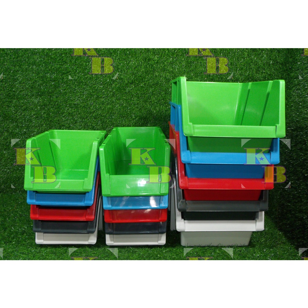 Stackable Bin Boxes Sense & Style Storage Organizer (Sold by 3 pcs ...