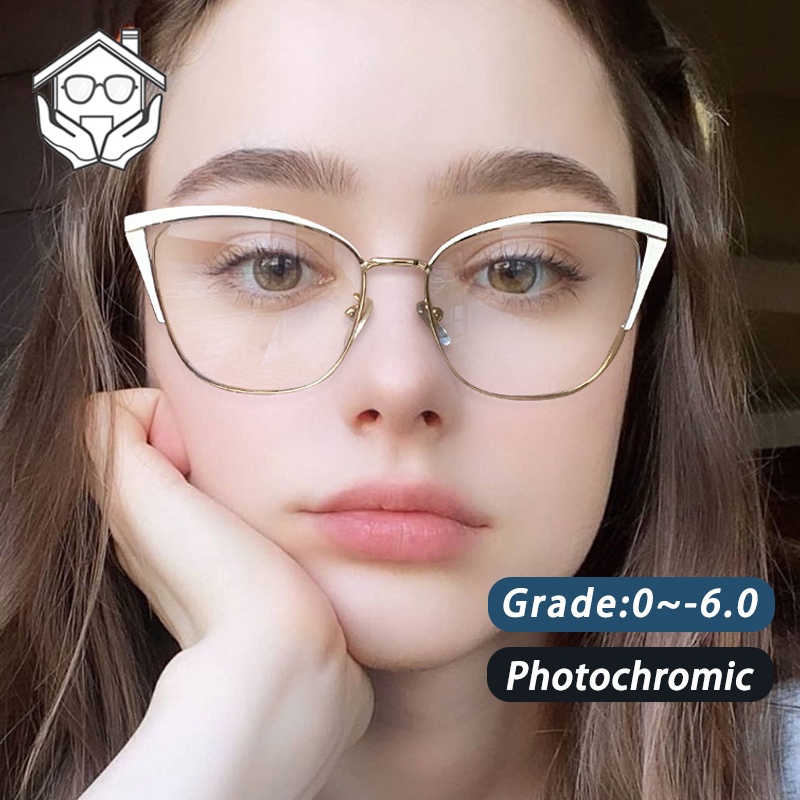 Photochromic Graded Glasses For Women Men Anti Radiation Eyeglass With ...