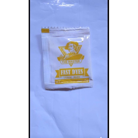 DYE (The Master Fast Dye) 5 sachet in one pack approx 2g | Shopee ...