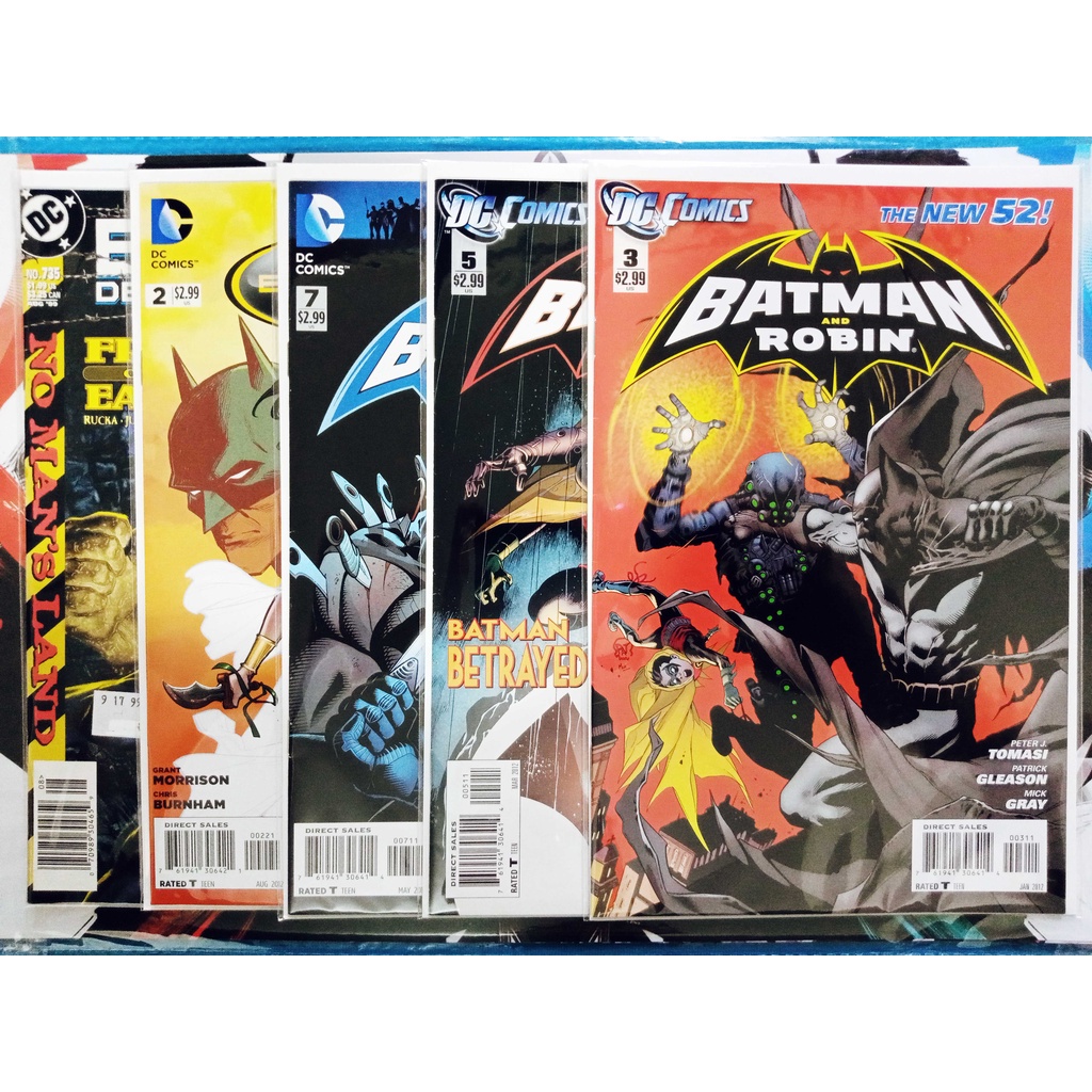 Batman DC Comic Books FN/VF 1999-2012 Batman and Robin 3 -7, Batman Inc ...