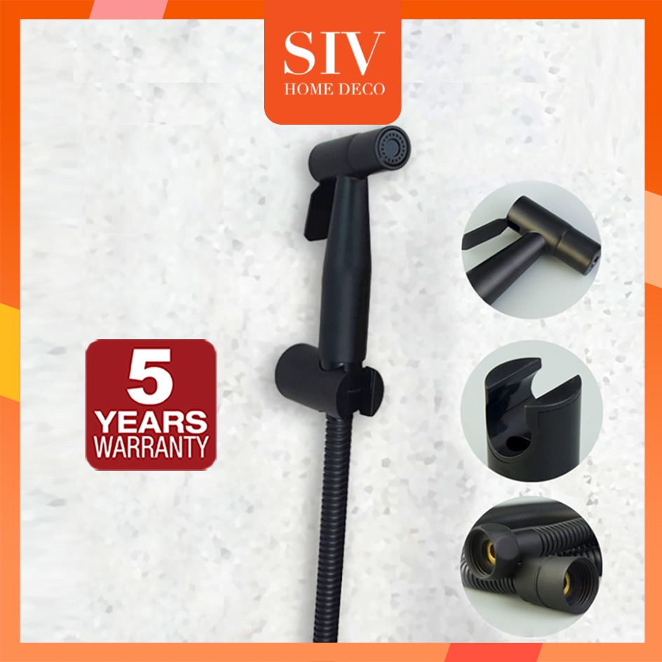 Siv Stainless Steel 304 Black Bidet Spray Single Cold 5 Years Warranty ...