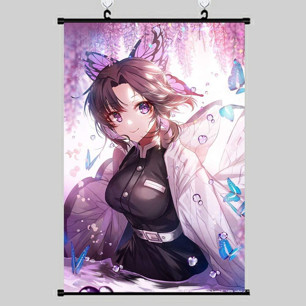 Demon Slayer Wall ScrollJapanese Anime Kimetsu No Yaiba Fabric Poster ...