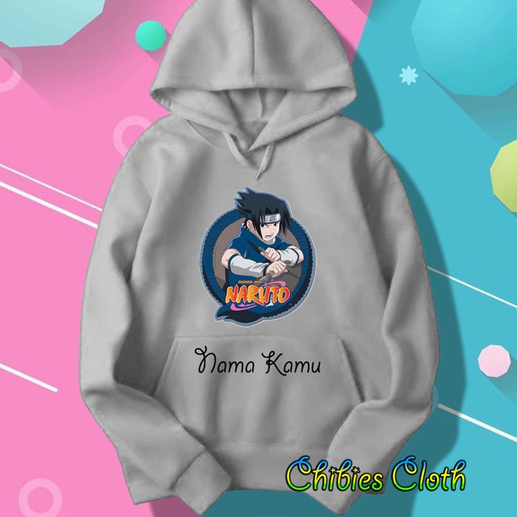 Uchiha Sasuke Anime Naruto 181 Boys' Hoodie Jacket - Chibies Cloth ...