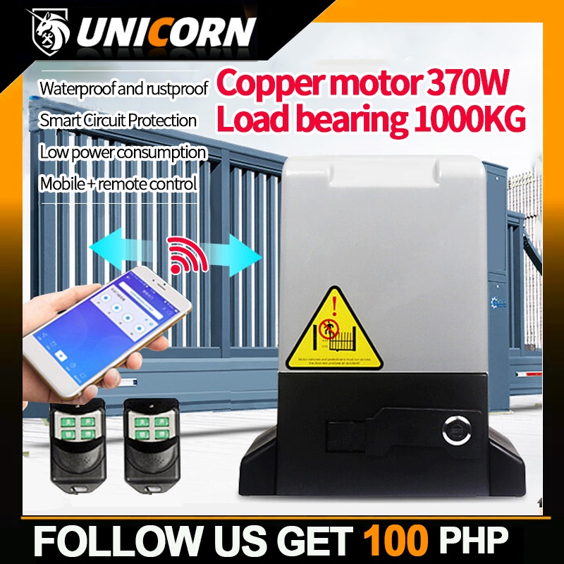 370W 1000kg load Automatic Electric Sliding Gate Opener with wifi to ...