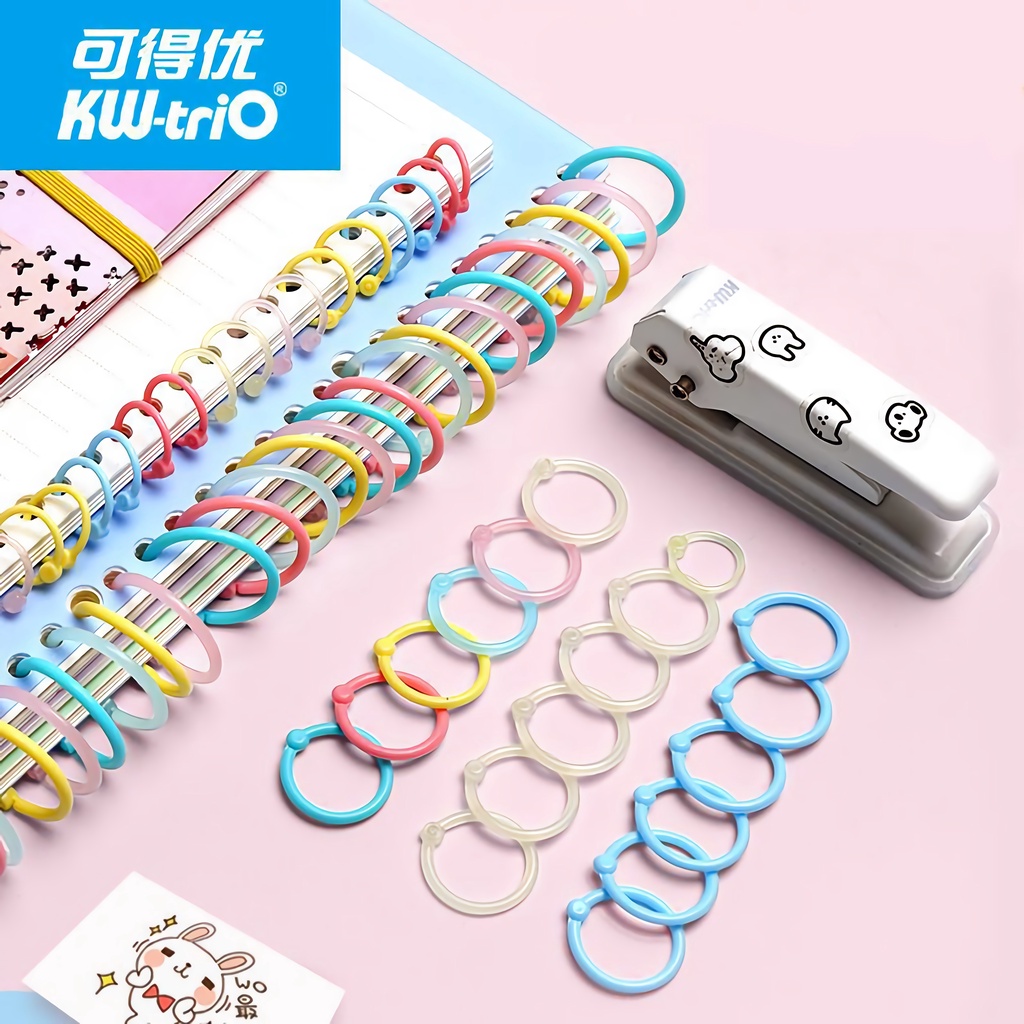 Colorful Plastic Loose-leaf Binding Ring Circle Ring Multi-Function ...