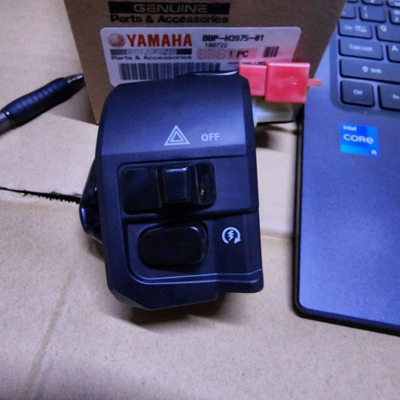 Genuine Yamaha Aerox V2 Non ABS RIGHT HANDLE START SWITCH | Shopee ...