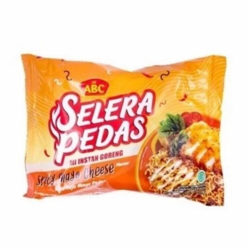 Abc Noodles Selera Spicy Fried Instant Noodles Spicy Mayo Cheese Flavor ...
