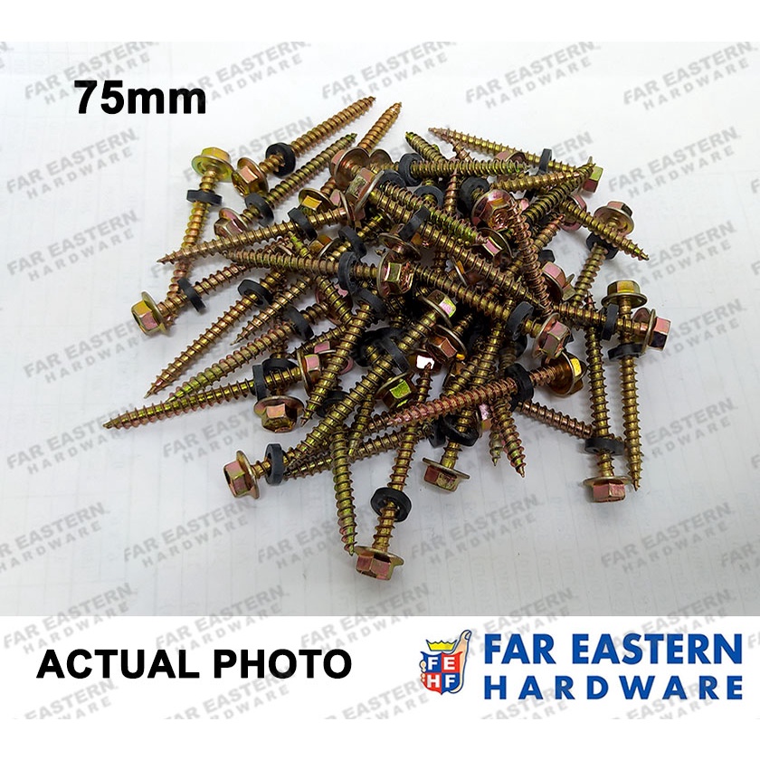 TEKSCREW for Wood #12 1" 2" 2-1/2" 3" Tex Screw 100pcs PER PACK ...