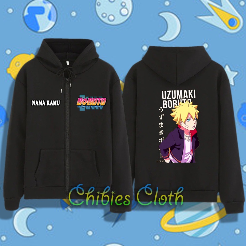 Boys Zipper Jacket Uzumaki Boruto Anime Boruto Naruto Next Generations ...