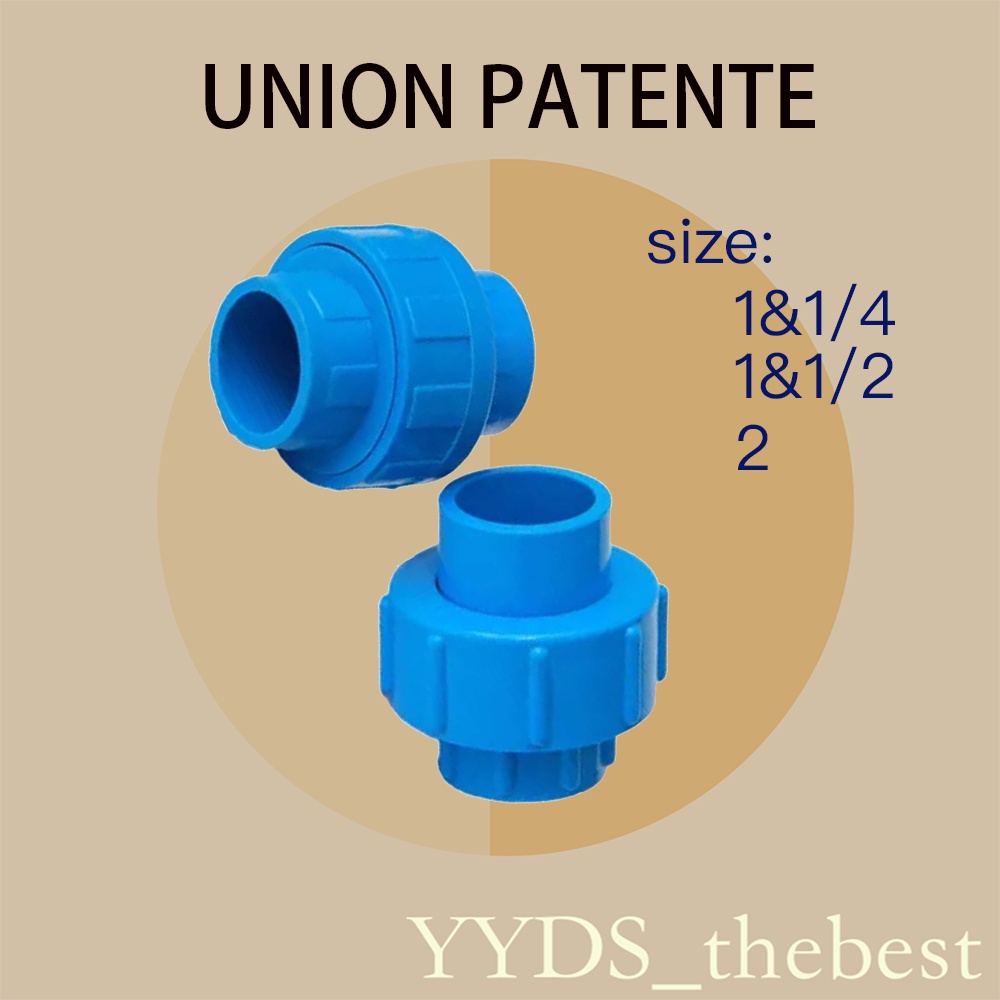 goflex (PER PIECE) big PVC Blue Union Patente big size 1&1/2" 1&1/4" 2 ...