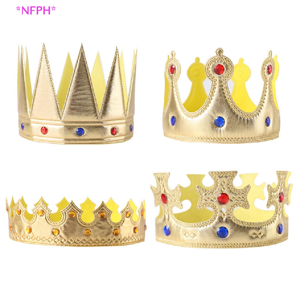 CKFR Birthday Crown Hats Girl Queen Hat Boys King Kids Adult Party Hats ...