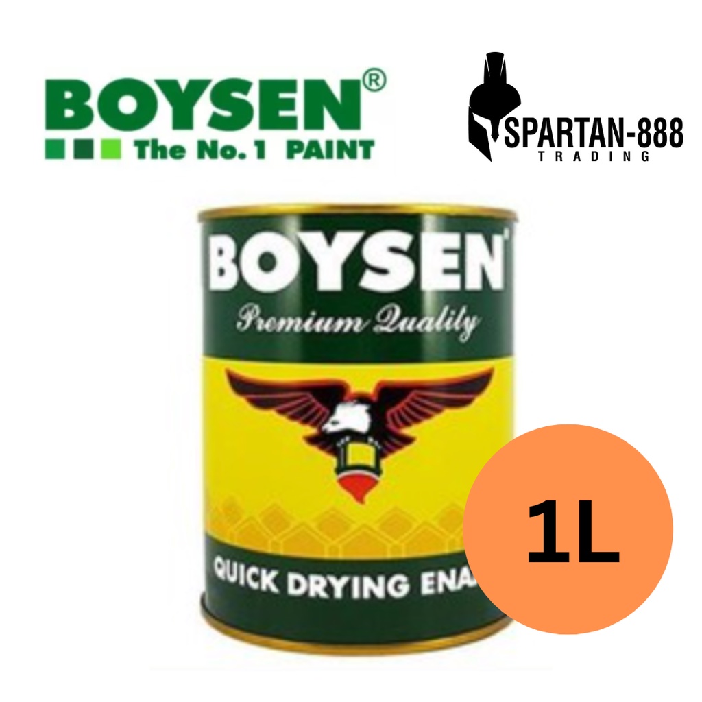 Boysen QDE Quick Dry Enamel (1LITER) Wood and Metal | Shopee Philippines