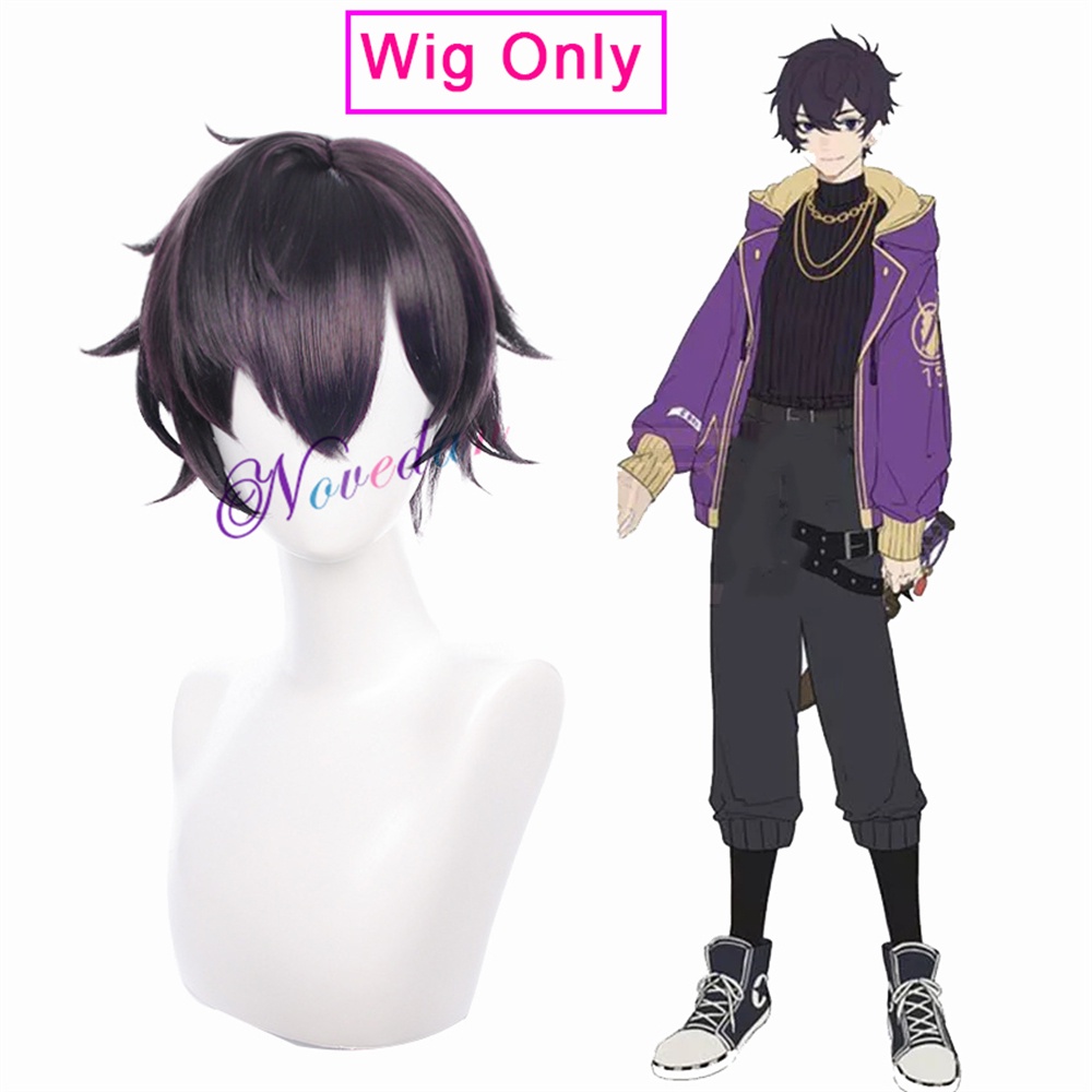 Anime Hololive VTuber Shoto Cosplay Costume Wig Jacket VTuber Luxiem ...