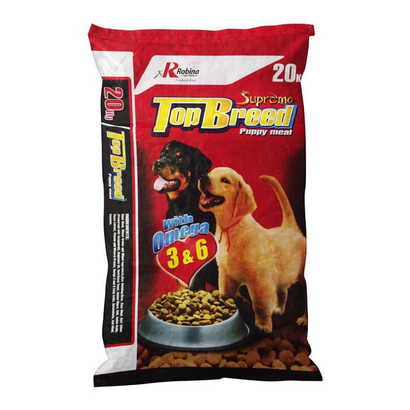 ⊕TOPBREED PUPPY 20KG (1 sack) - Dry Dog Food / Top Breed Puppies 20 KG ...