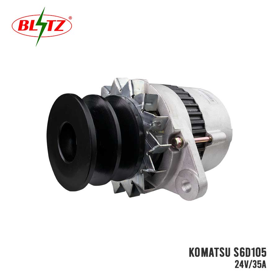 BLITZ ALTERNATOR ASSEMBLY KOMATSU S6D105 / 24V 35A (1PC) | Shopee ...