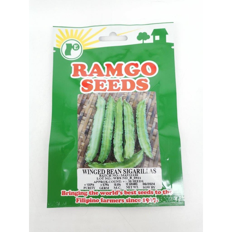 RAMGO WINGED BEAN SIGARILIAS ( ORIGINAL GARDEN PACK ) | Shopee Philippines