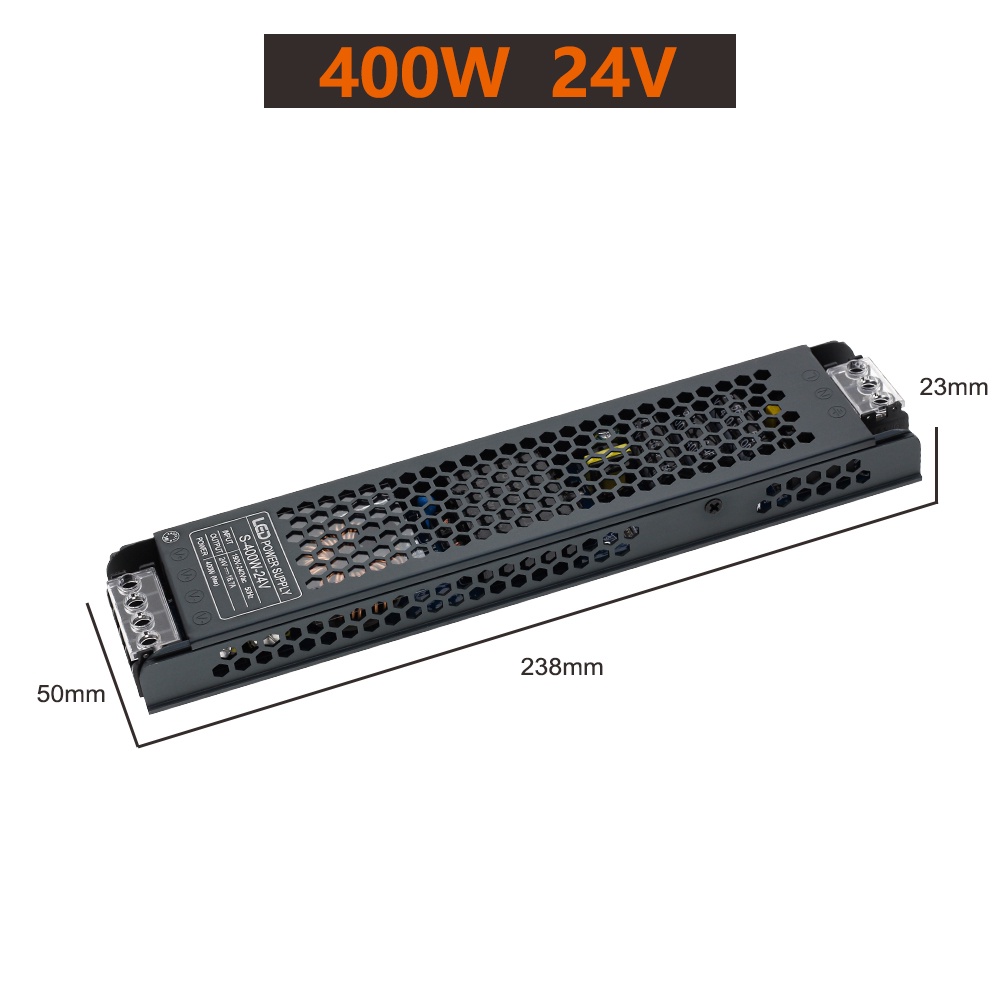 AC190V-240V Ultrathin LED Power Supply DC12V / 24V Mute Lighting Transformers 60W 100W 150W 200W ...