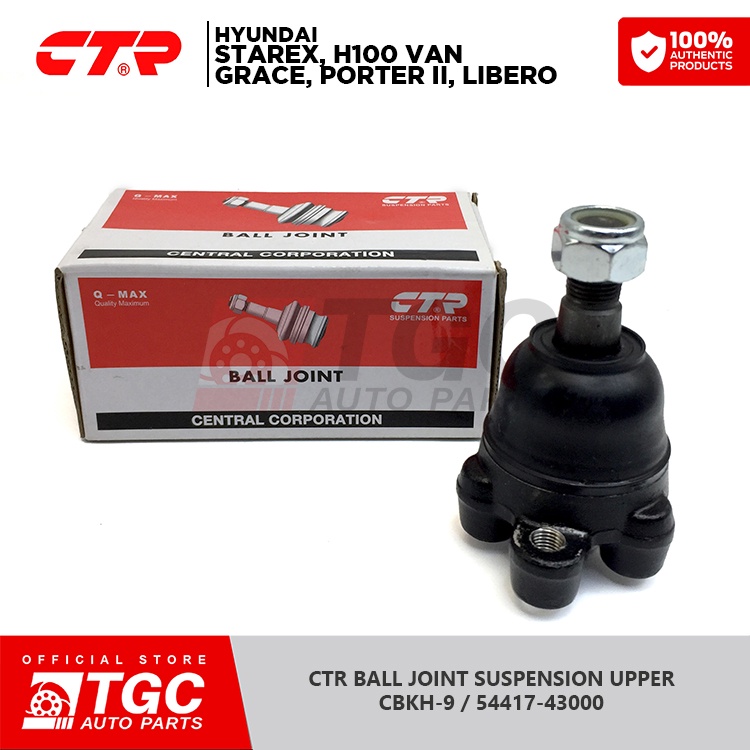 CTR Ball Joint Suspension Upper CBKH-9 / 54417-43000 Starex/H100 Van ...