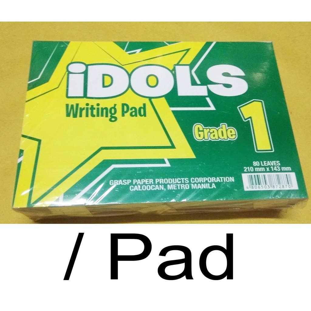 Grade Pad ( Idol's Brand ) Grade 1 / Pad | Shopee Philippines