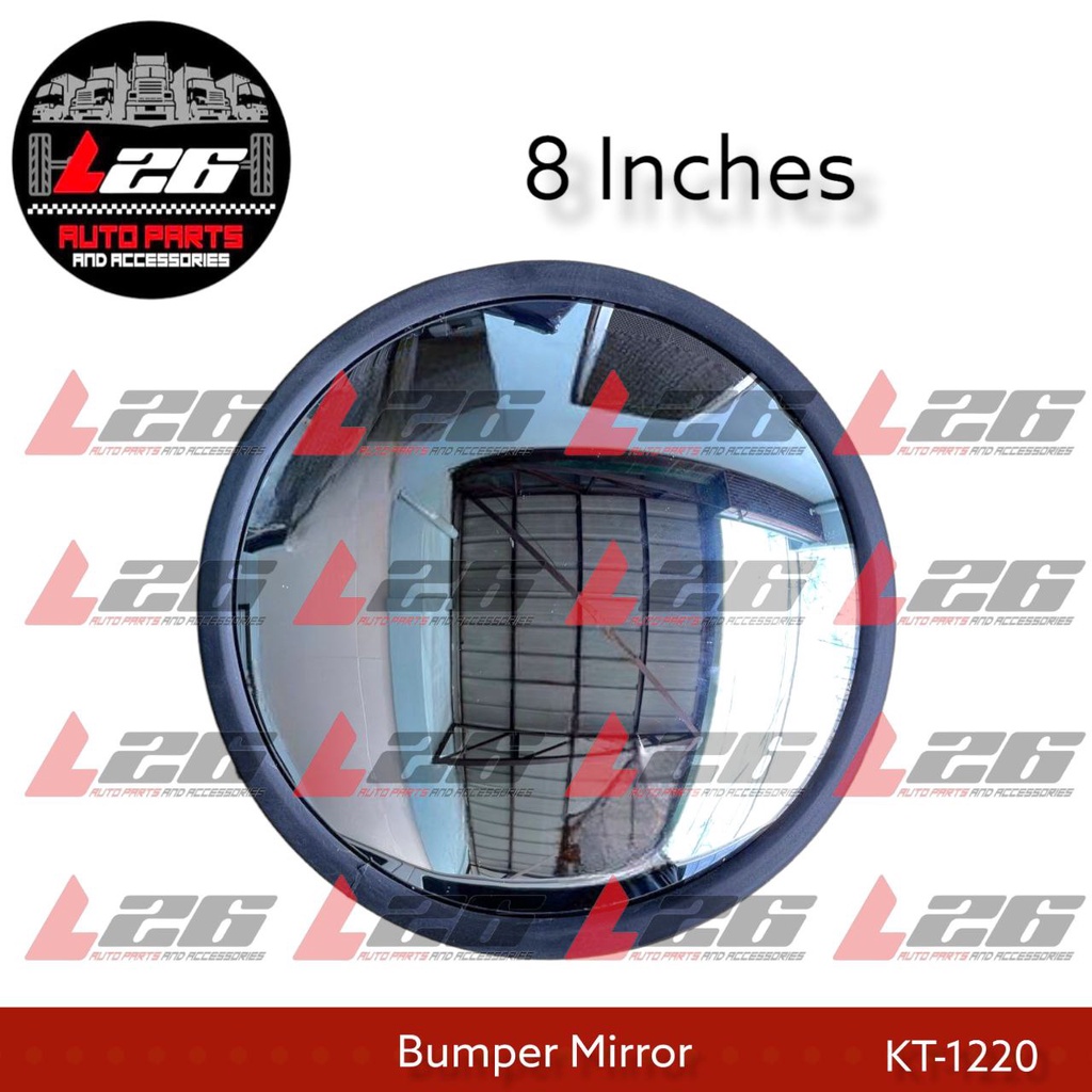 8 INCHES 8" BUMPER MIRROR Bolt & Clamp Type KT-1220 | Shopee Philippines