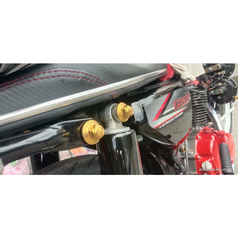 HENG Close nut Shock Nut for Motorcycle Gold and Silver per piece ...