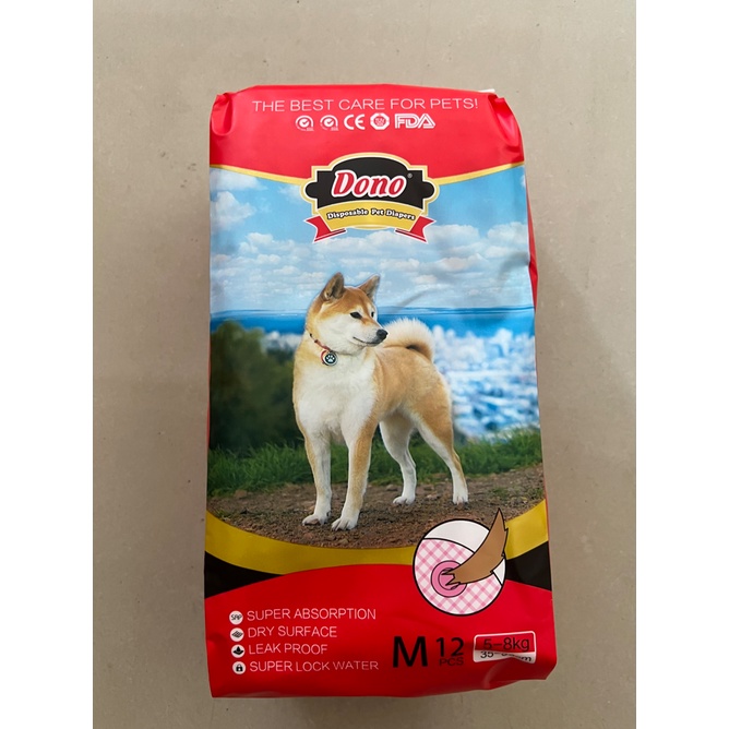 Hello Paws Dono Leak Proof with Adjustable Tail Hole Female Diaper ...