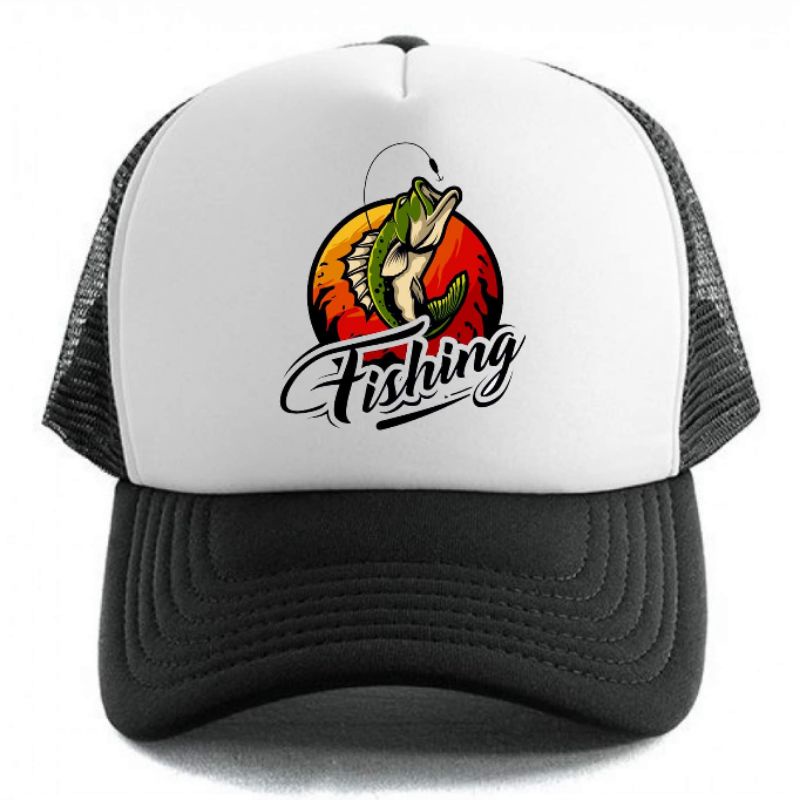 FISHING CAP LOGO DESIGN | Shopee Philippines
