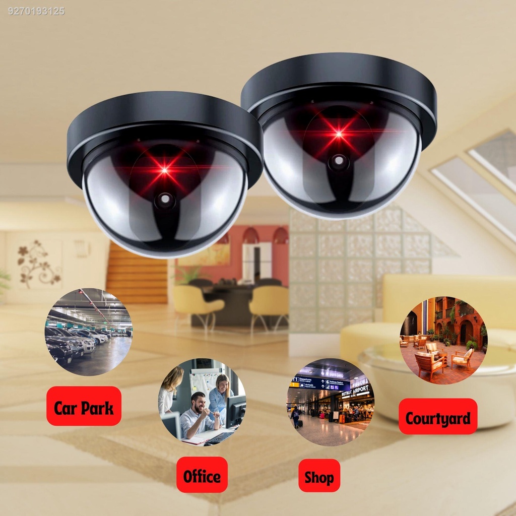 (HOT) ORIGINAL REALISTIC LOOKING SECURITY CAMERA FAKE OUTDOOR INDOOR ...
