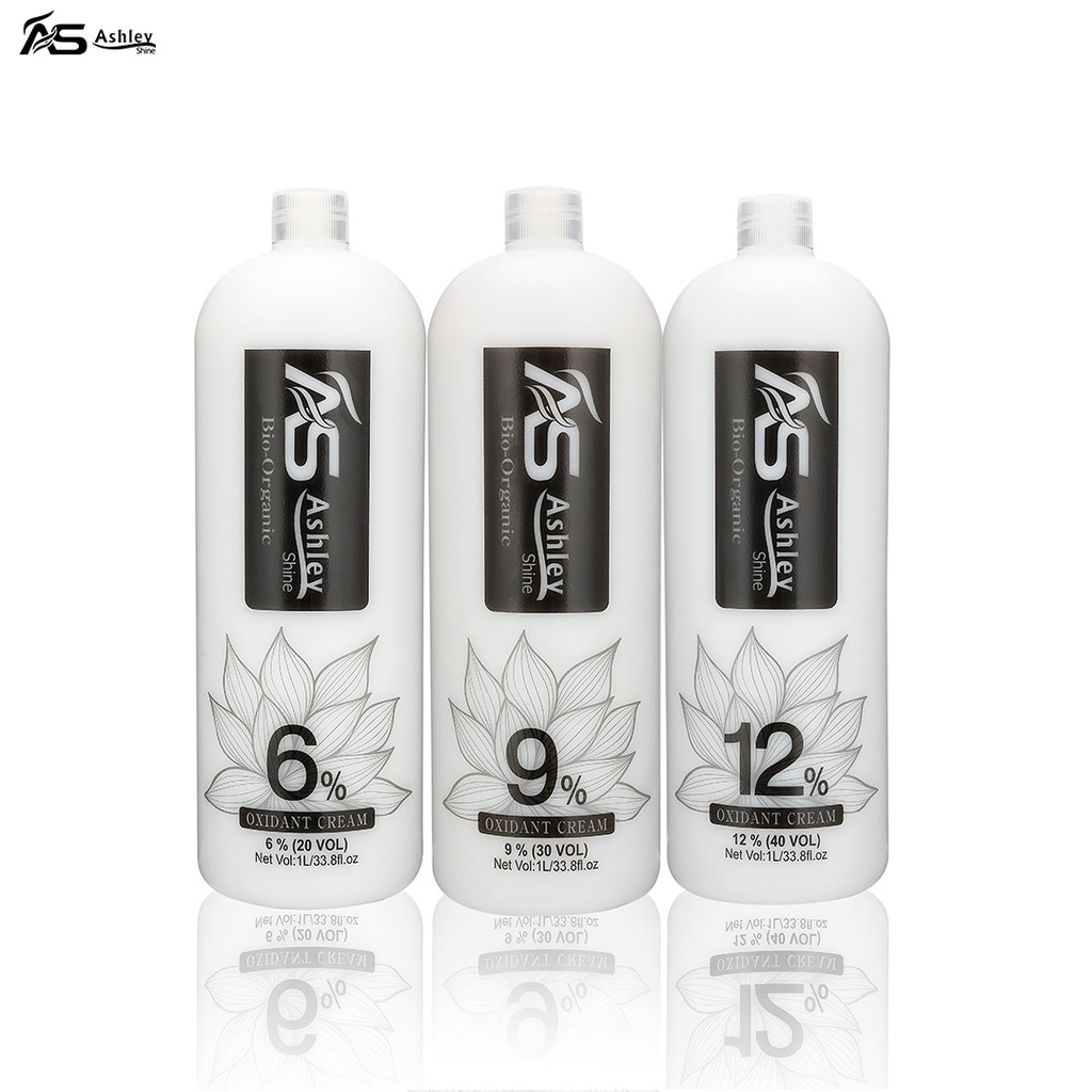 Ashley Shine Bio-Organic Hair Color Oxidizing Cream Mentholated 1000ml ...