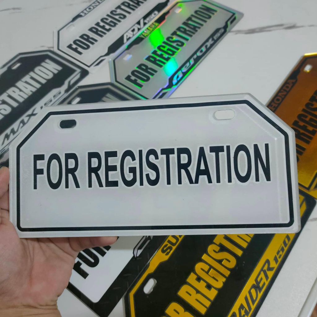 FOR REGISTRATION FOR ALL NEW MOTORCYCLE PLATE | Shopee Philippines