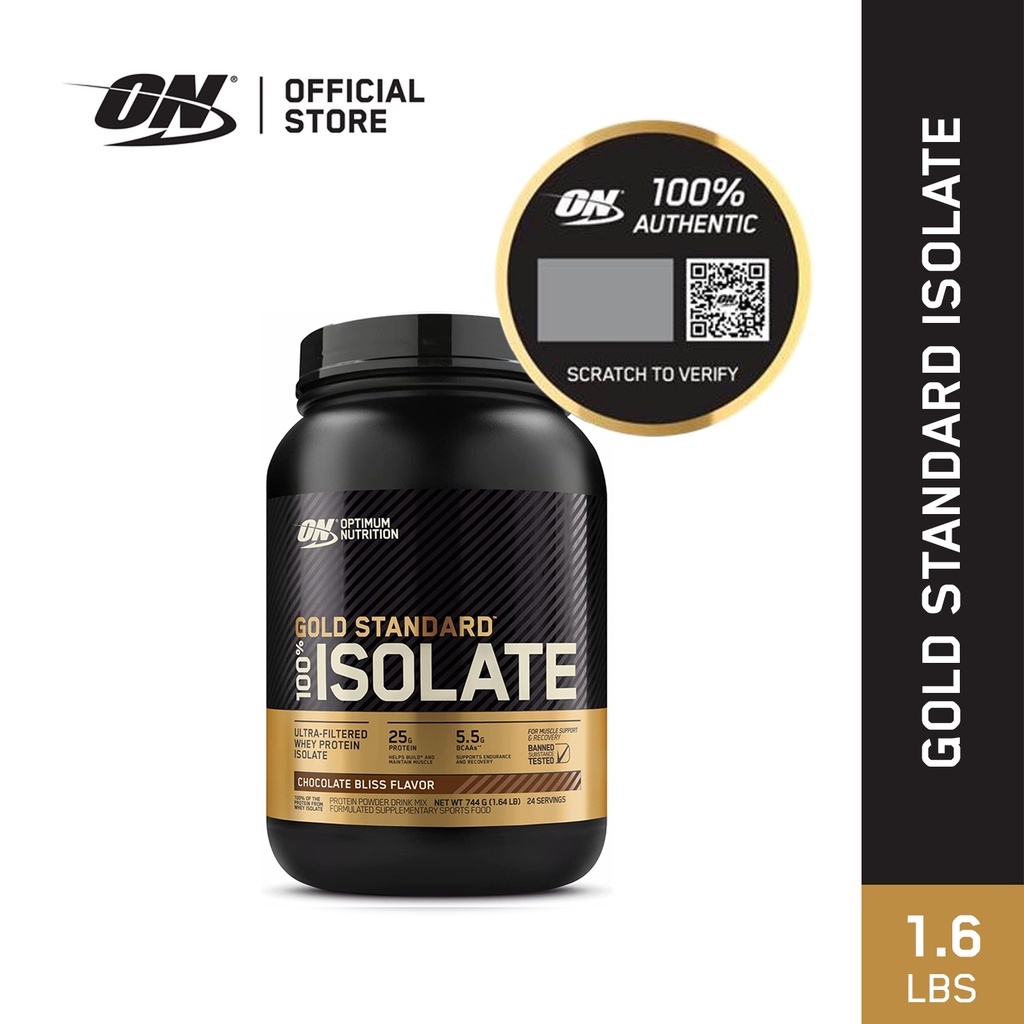 Optimum Nutrition Gold Standard Isolate Protein 1.6 lbs | Shopee ...