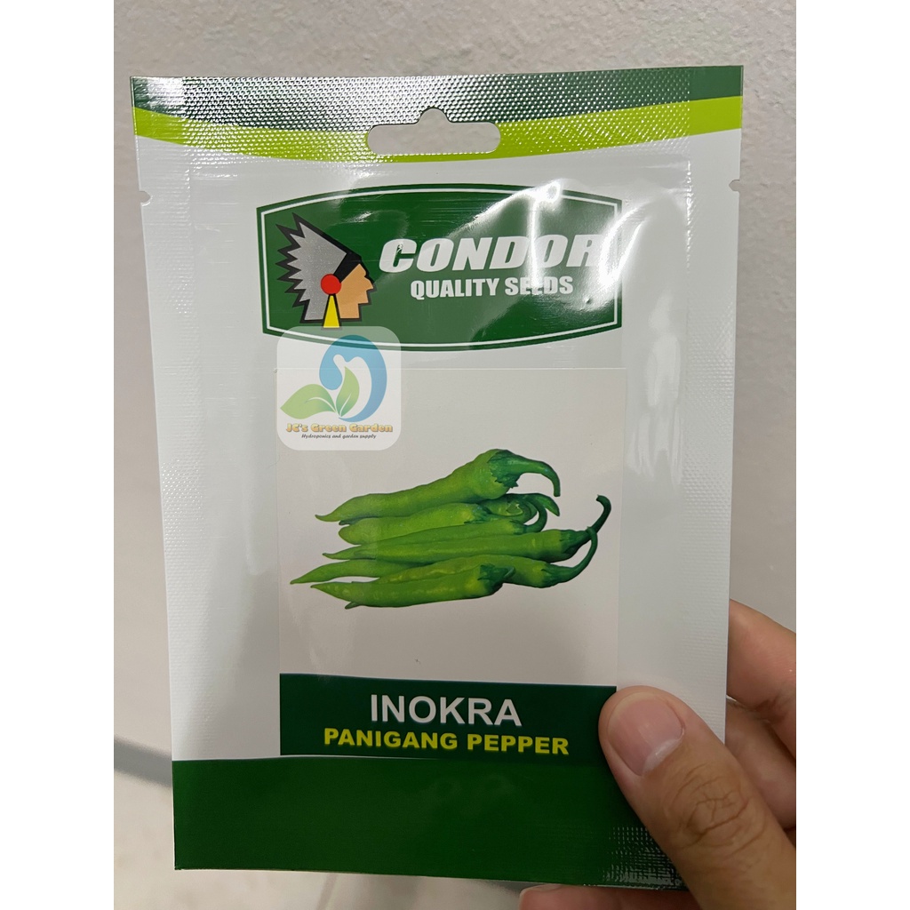 CONDOR SEEDS - SILI PANIGANG/INOKRA/ORIGINAL PACK/1.5grams | Shopee ...
