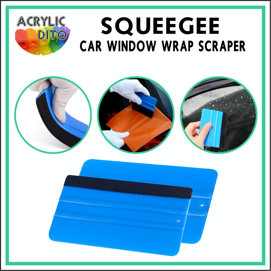 Vinyl Plastic Squeegee / Card Squeeze Sticker Packaging Film Tool ...
