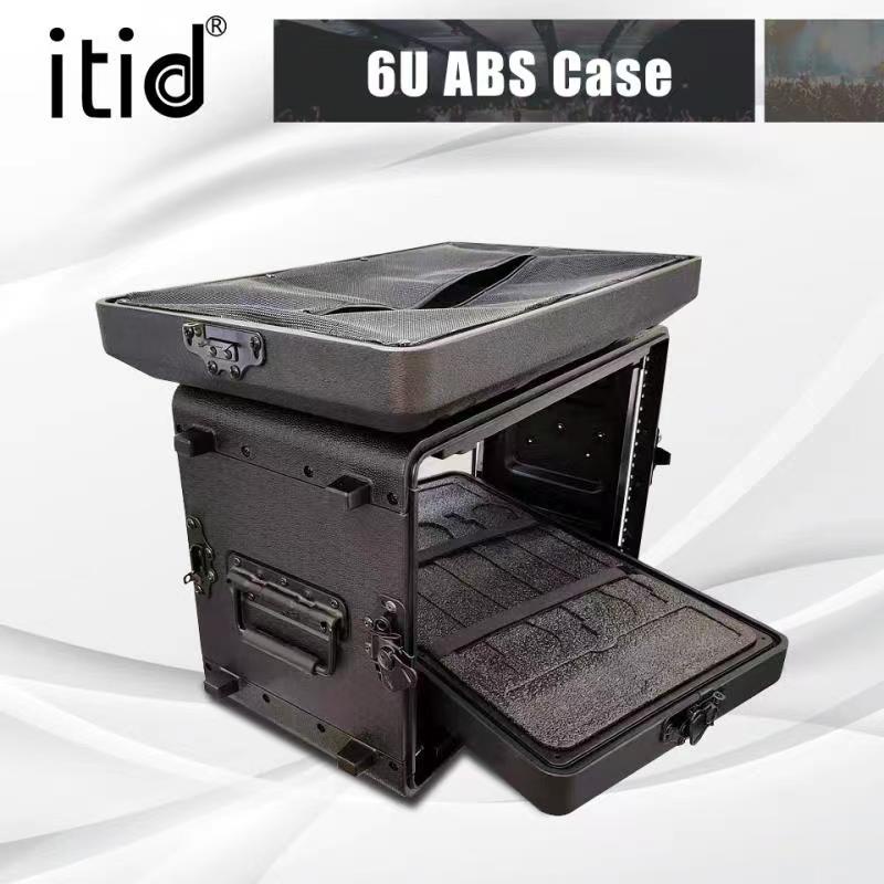 itid 6RU 265mm Tourcase for Wireless Microphone Receiver Case ABS Case ...