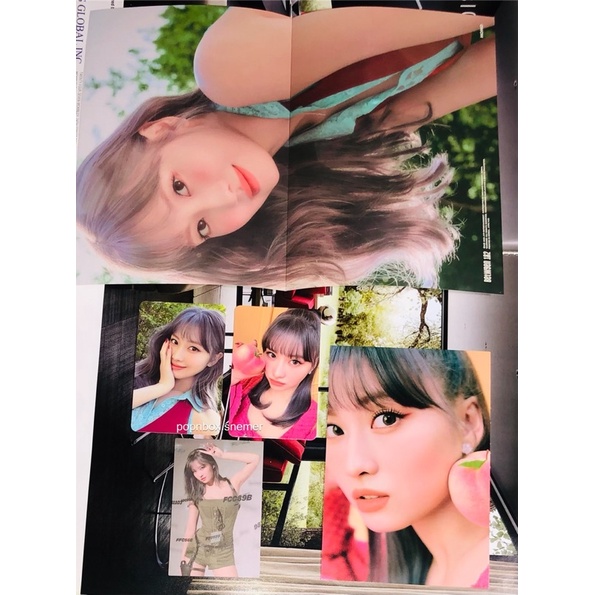 TWICE MOMO Official Between 1&2 Album Inclusion SET (Momo Photocard, Message Card, Postcard ...