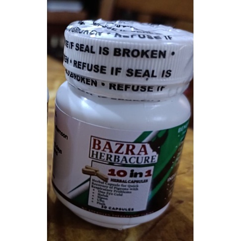 BAZRA HERBACURE 30 pcs capsule | Shopee Philippines